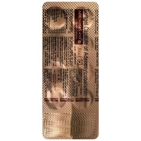 Adenosylcobalamin Softgel Capsules At ₹ 150 66 Box Shastri Nagar Nagpur Id 2853945130062