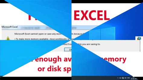 Not Enough Memory To Open Excel Ershrom