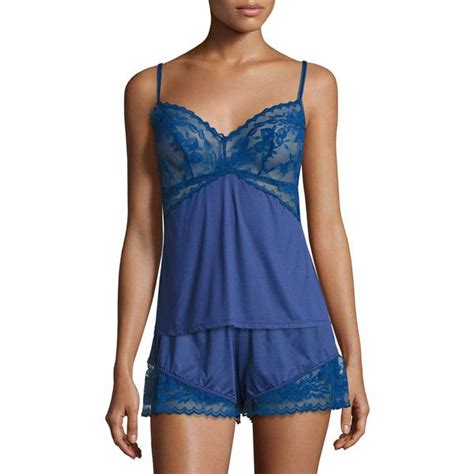 Cosabella Cosmopolitan Lace Trimmed Lounge Camisole 100 Liked On Polyvore Featuring Intimates