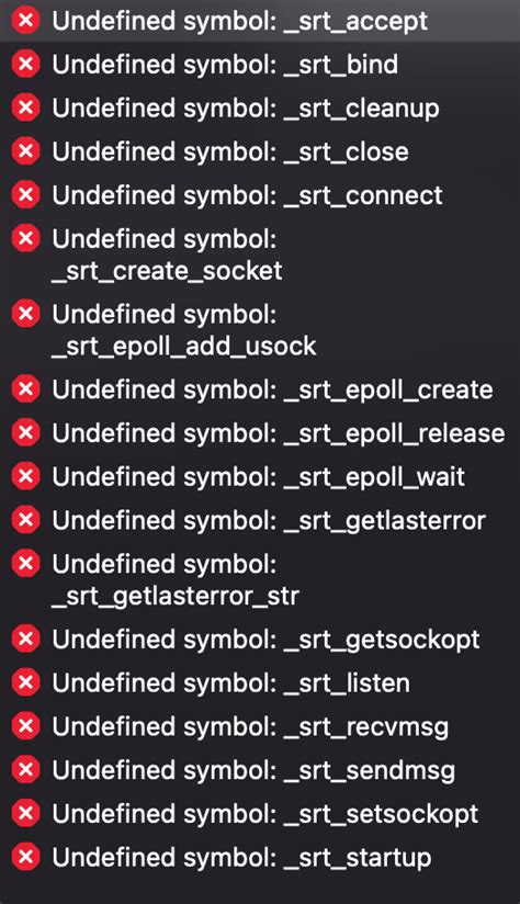Undefined Symbols · Issue 302 · Kingslayksplayer · Github