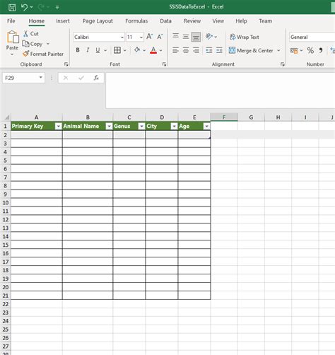 Data Transfer From Sql Server To Excel