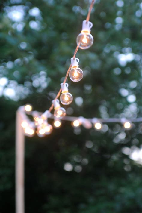 How To Hang Outdoor String Lights On A Deck No Walls Needed Making