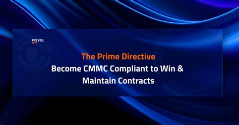 The Prime Directive Become Compliant To Win Contracts