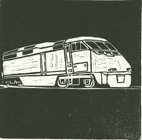 F59phi Diesel Locomotive Drawing By Andrew Hall Jr Fine Art America