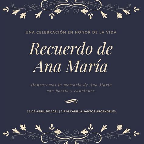 Plantillas De Invitaciones A Funeral Gratis Para Editar Canva