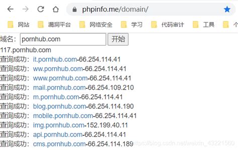 信息搜集 子域名挖掘phpinfome Csdn博客 信息搜集 子域名挖掘phpinfome Csdn博客