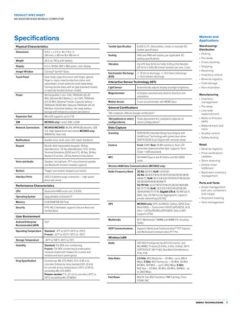 New Zebra Mc9400 Mc9450 The Next Evolution In The Ultra Rugged Mobile Computer With More