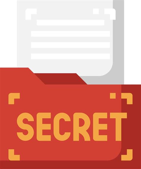 Secret Folder Icon 51414244 Vector Art At Vecteezy
