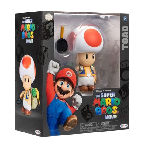 Figurine Super Mario Bros Le Film Toad 13 Cm Jakks Pacific 417194