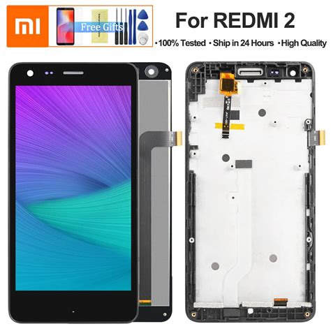 Black LCD TP Frame For Xiaomi Redmi Redmi LCD Display Touch Screen Digitizer Assembly
