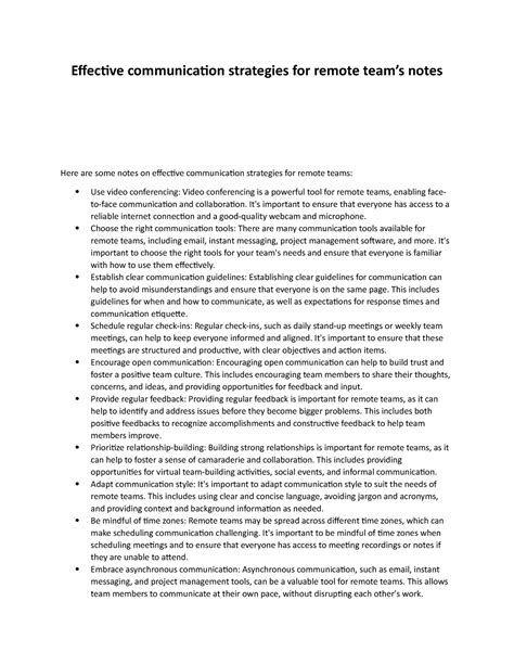 Business Communication Man 16 Notes 2 Effective Communication