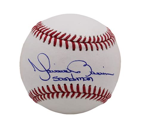 Mariano Rivera Signed Oml Baseball Inscribed Sandman Beckett