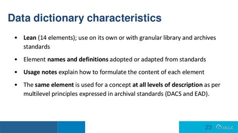 Best Practices For Descriptive Metadata