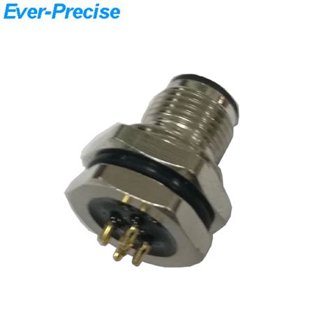 M12 5 핀 남성 방수 커넥터 플러그 전면 패널 마운트 솔더 유형 Buy M12 Panel 실장 Smdsmt 커넥터패널 실장 Smd Product On