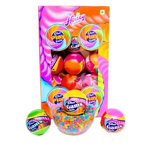 Choco Play Balls Chocolate Gems Eggless 30 Pieces Multi Colored Coated Candy Shell Smooth