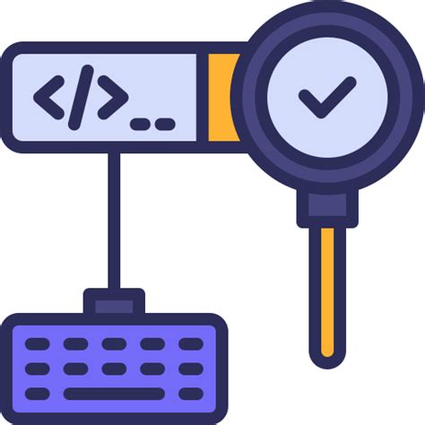 Search Website Keyboard Magnifying Glass Coding Icon Download On Iconfinder
