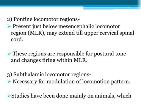 Neural Control Of Locomotion Pptx Brain And Nervous System Disorders Diseases And Conditions