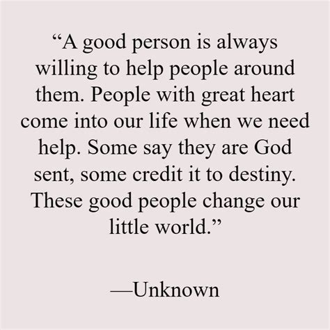 55 Inspirational Good Person Quotes About Life Dreams Quote