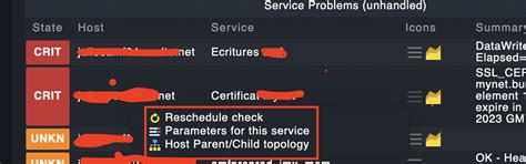 Adding Acknowledge Problem In Services Problem Dashboard Action Menu Troubleshooting
