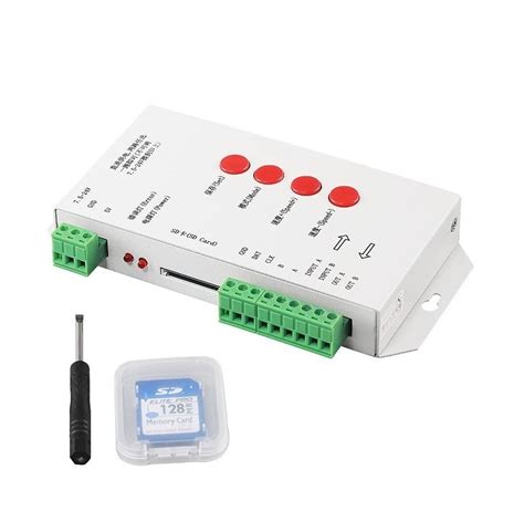 T S LED RGB Full Color Programmable Pixel Controller With SD Card DC V DC V T S