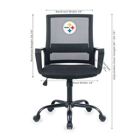 497 1004 Pittsburgh Steelers Office Task Chair