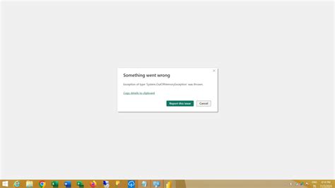 Systemoutofmemoryexception In Power Bi Microsoft Fabric Community