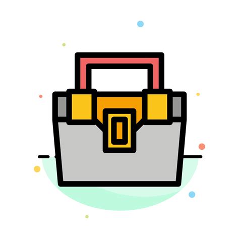 Bag Box Construction Material Toolkit Abstract Flat Color Icon Template 14555130 Vector Art At