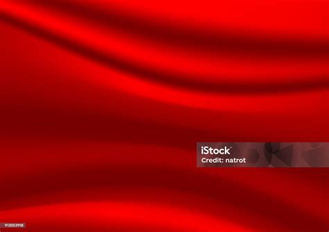 부드럽고 우아한 붉은 실크 벡터 배경 럭셔리 천으로 텍스처 빨간색 배경에 대한 스톡 벡터 아트 및 기타 이미지 빨간색 배경 질감 풀프레임 Istock