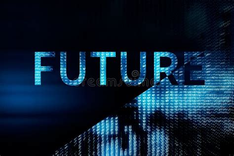 Blue Future Background Stock Illustration Illustration Of Global