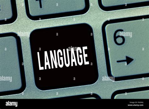 Text Sign Showing Language Conceptual Photo Method Huanalysis Communication Either Spoken
