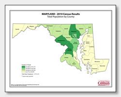 Printable Maryland Maps State Outline County Cities