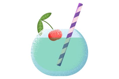 Summer Drink Glass Bar Cocktail Texture Graphic By Ladadikart