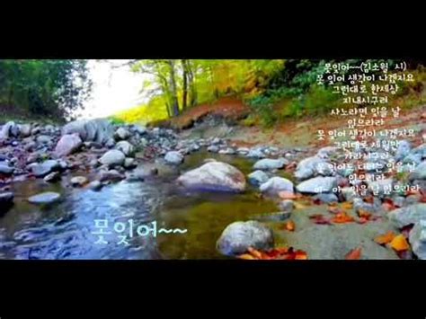 못잊어 장은숙 김소월 시집 YouTube