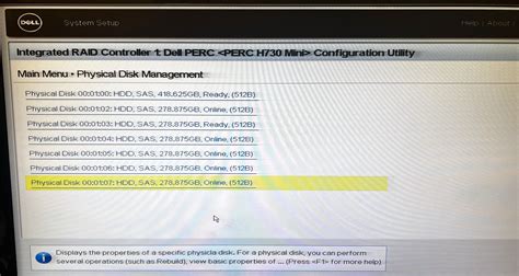 Dell Server PowerEdge R Failed Virtual Disk DELL Technologies