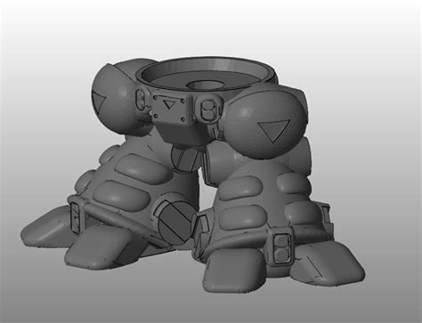 Chibi Tech Sd Armadillo Chassis 3d Model 3d Printable Cgtrader
