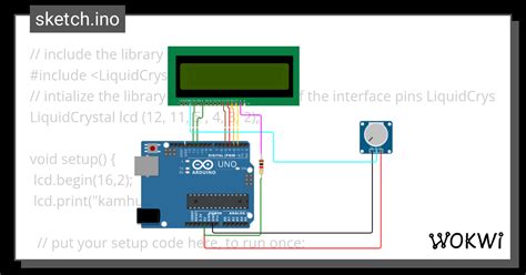 Pake LCD Wokwi ESP32 STM32 Arduino Simulator