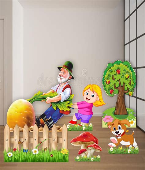 ДЕКОР ЗА СЦЕНА ДЯДО ВАДИ РЯПА 1 Miky Bg