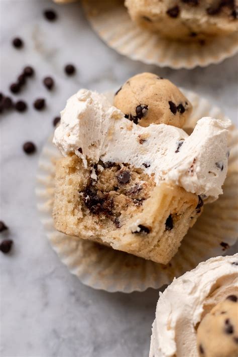 Small Batch Easy Cookie Dough Cupcakes No Eggs No Dairy The