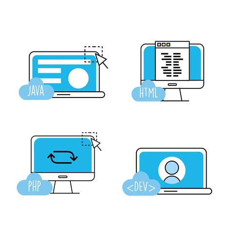 Programming And Coding Technology 1310494 Vector Art At Vecteezy