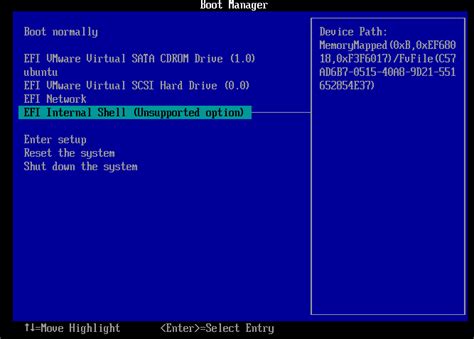 How To Use Uefi Interactive Shell And Its Common Commands Linux Hint