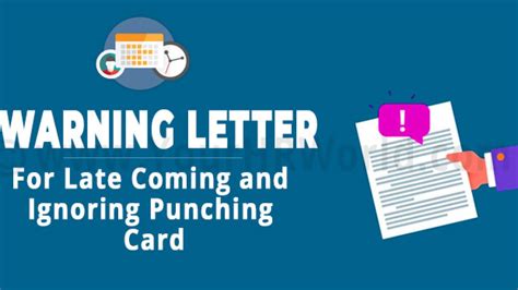 Warning Letter To Employee For Not Punching Attendance Infoupdate Org
