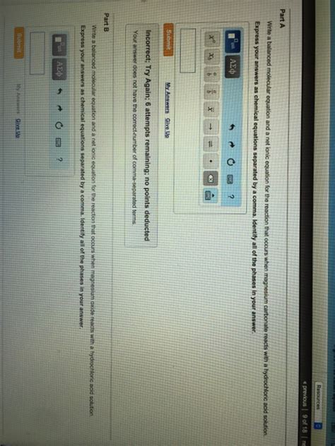 Solved Write A Balanced Molecular Equation And A Net Ionic Chegg