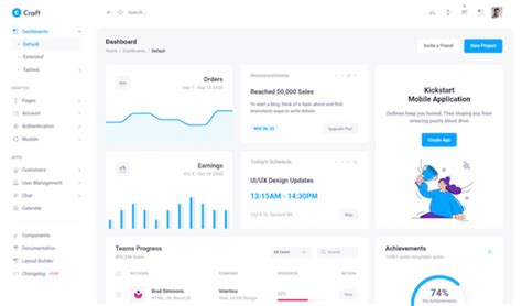 Craft Bootstrap 5 Admin Dashboard Template Clean Codz