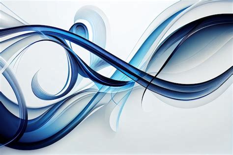 Premium Photo Flowing Line Abstract Isolated Background