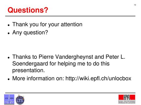 Ppt Unlocbox Matlab Convex Optimization Toolbox Wikiepflch