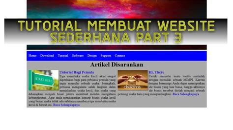Tutorial Membuat Website Sederhana Html Css Part 3 Dieno Digital Marketing Services