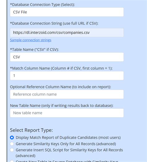Csv File Processing Setup Information And Example