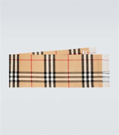 베이지 캐시미어 스카프 Burberry Mytheresa