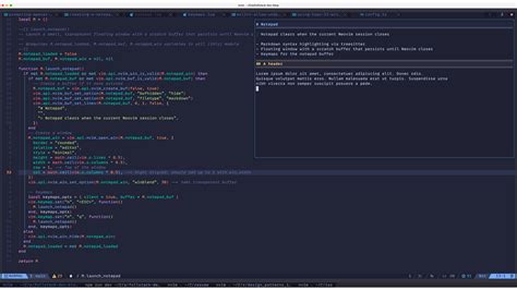 Creating A Floating Notepad In Neovim