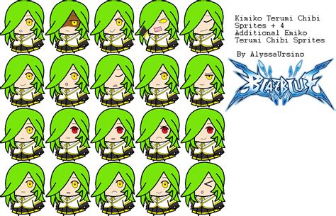 Blazblue Kimiko Chibi Sprites By Kimikoterumi248 On Deviantart